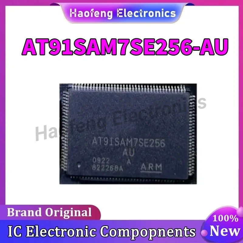 New-Original-AT91SAM7SE256-AU-QFP-128-chip-IC-Integrated-Circuits-in ...