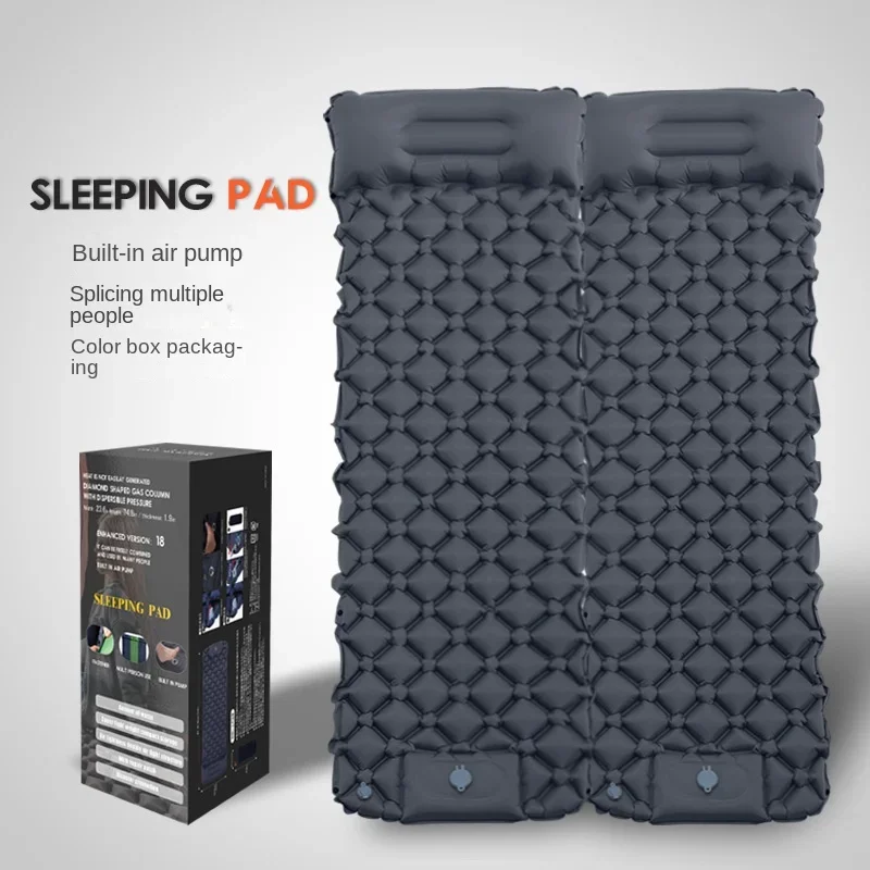 Foot-Trample-Splice-Lengthened-Outdoor-Inflatable-Sleeping-Mat-Single ...