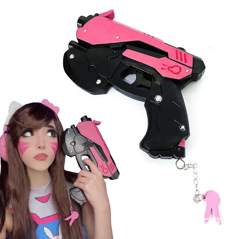 Jogo-D-VA-Cosplay-Armas-PU-Espuma-Toy-Pistol-Gun-OW-DVA-Prop-Acess-rios ...