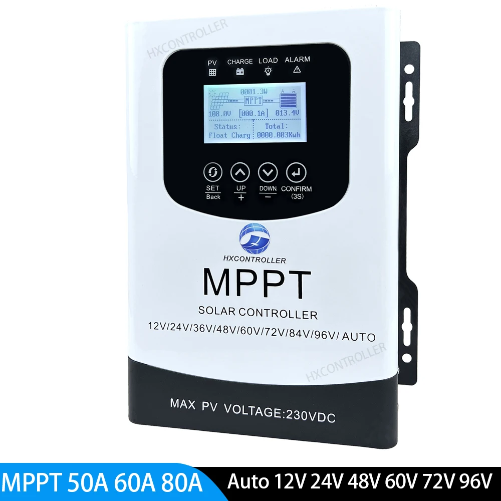 50a 60a 70a 80a Mppt Solar Charge Controller 230vdc Solar Panel Pv ...
