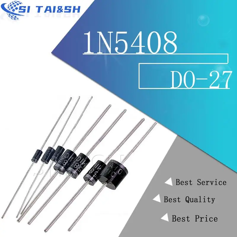 20PCS-Rectifier-Diode-1N5408-1N5404-1N5401-1N5822-1N5818-UF5408-UF5402 ...