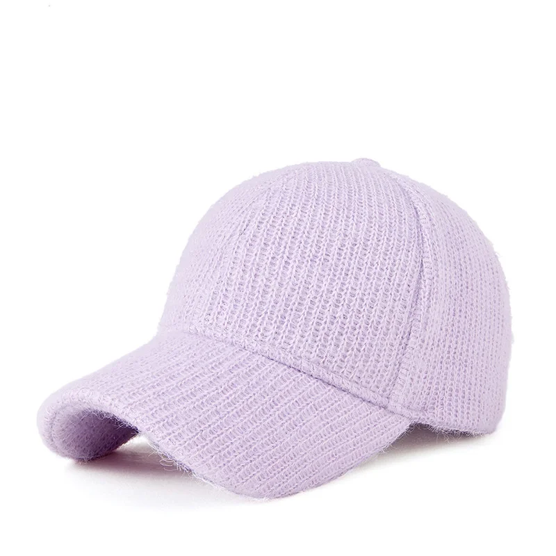 Winter-Warm-Fleece-Lining-Knitted-Snapback-Hat-Women-Outdoor-Wool-Sport ...