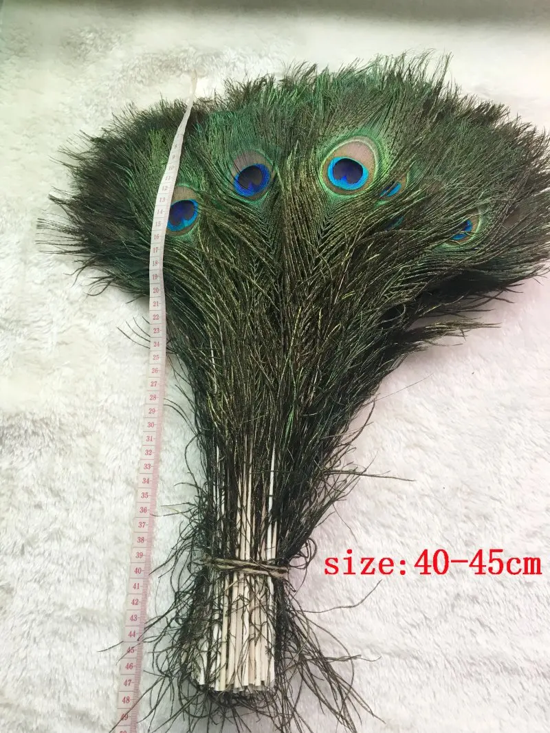 50pcs-lot-Peacock-Natural-Feather-Length-40-45cm-16-18-Wedding ...