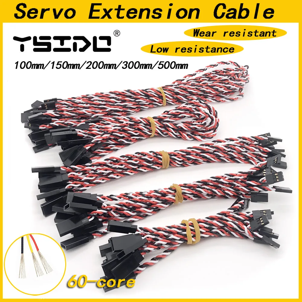 YSIDO-Cable-de-extensi-n-para-Servo-de-control-remoto-Cable-de-plomo-JR ...