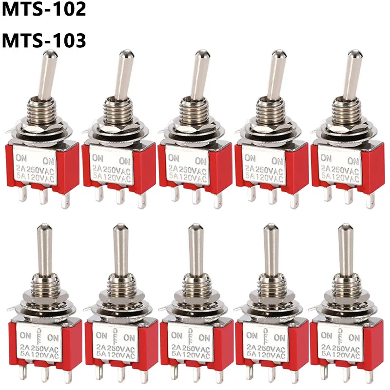 5Pcs-Miniature-Toggle-Switch-Single-Pole-Double-Throw-ON-OFF-ON-ON-ON ...