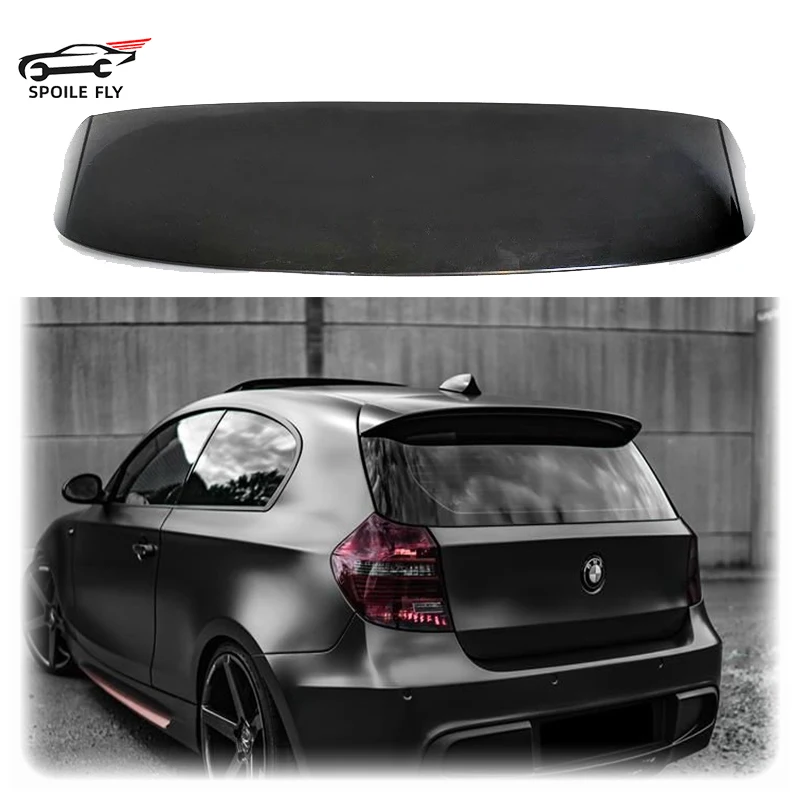 2004 - 2011 For BMW 1 Series E81 E87 Car Rear Roof Wing Big Spoiler ...