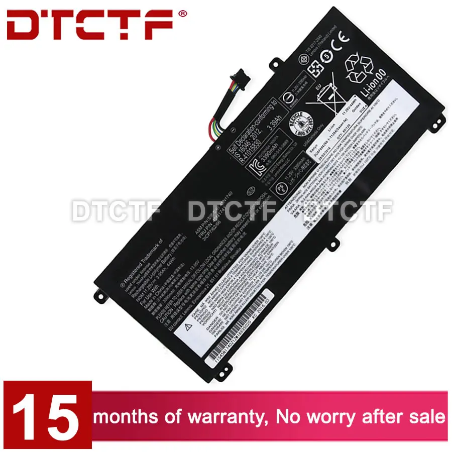 DTCTF-11-4V-44Wh-3860mAh-Model-45N1741-45N1743-00NY639-SB10K12721 ...