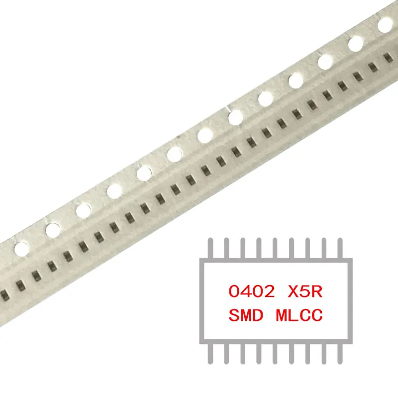 MY GROUP 100PCS SMD MLCC CAP CER 0.33UF 10V X5R 0402 Ceramic Capacitors ...