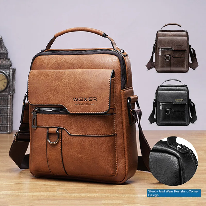 New-Man-Fashion-Shoulder-Bag-Retro-Vertical-Handbag-Business-Travel ...