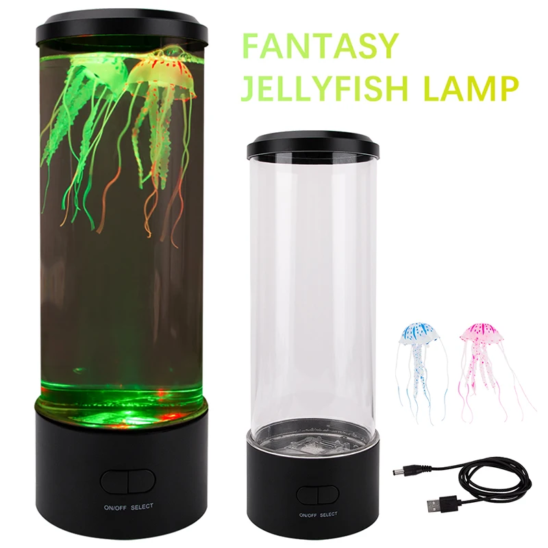 LED-Fantasy-Jellyfish-Lamp-USB-Power-Battery-Powered-Color-Changing ...