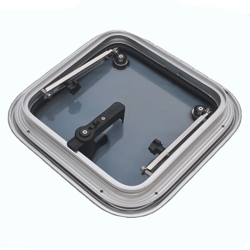 325x325,375x375 Marine Square Hatch Porthole Anodized Aluminum Square ...