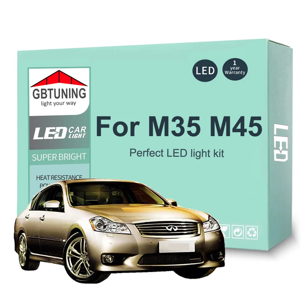 LED 인테리어 전구 키트, 인피니티 M35, M45, 2006, 2007, 2008, 2009 2010, 캔버스, 자동차 지도 ...