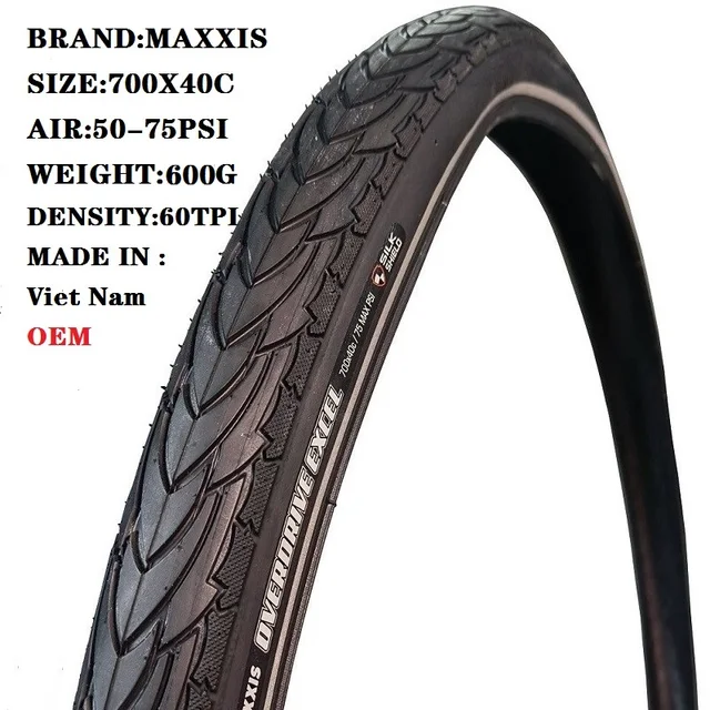 MAXXIS 오버드라이브 엑셀 반대머리 여행용 펑크 방지 오프로드 타이어, 700x 40C, 700x 35C, 29 인치