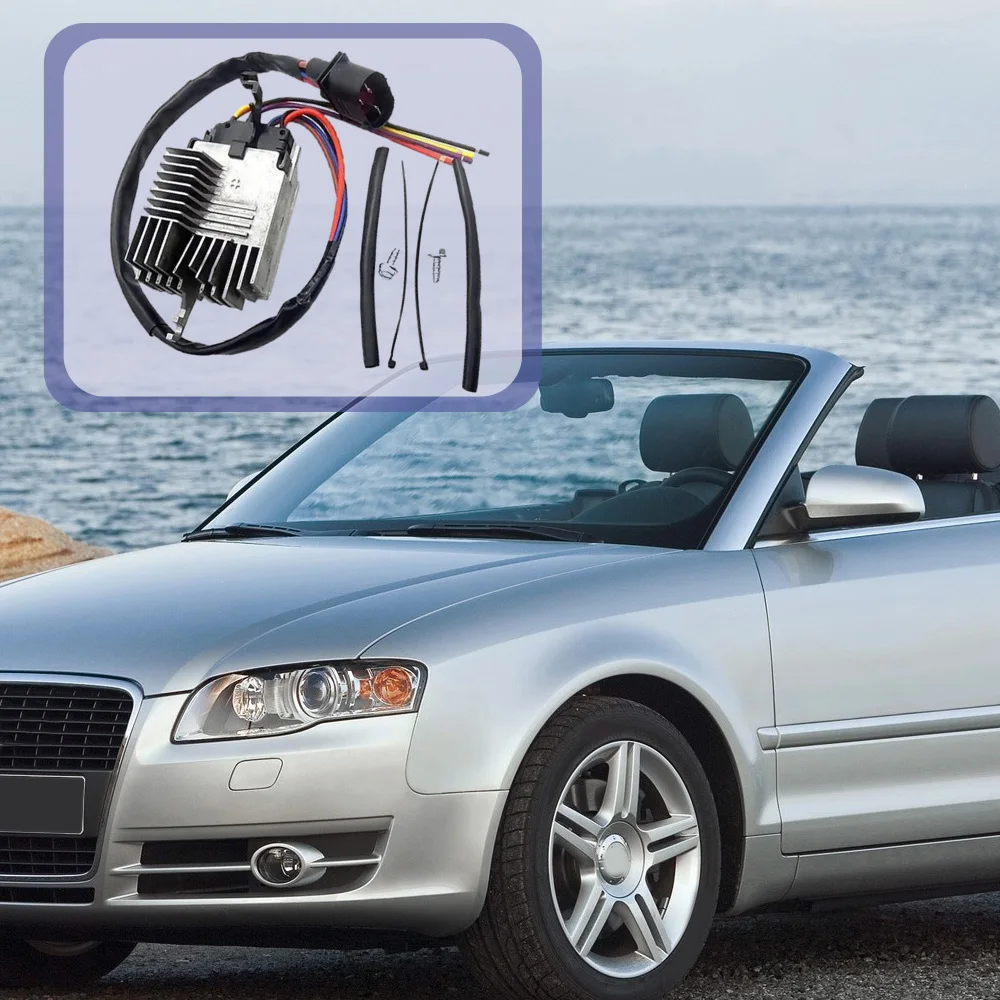 For Audi A4 A6 Quattro 2002-2009 Radiator Cooling Fan Control Module ...