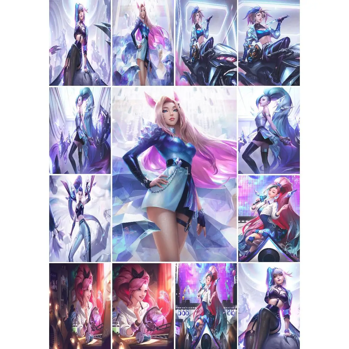 ALL-OUT-Ahri-Gaming-Poster-Passion-Collection-Horizontal-Print-Wall ...