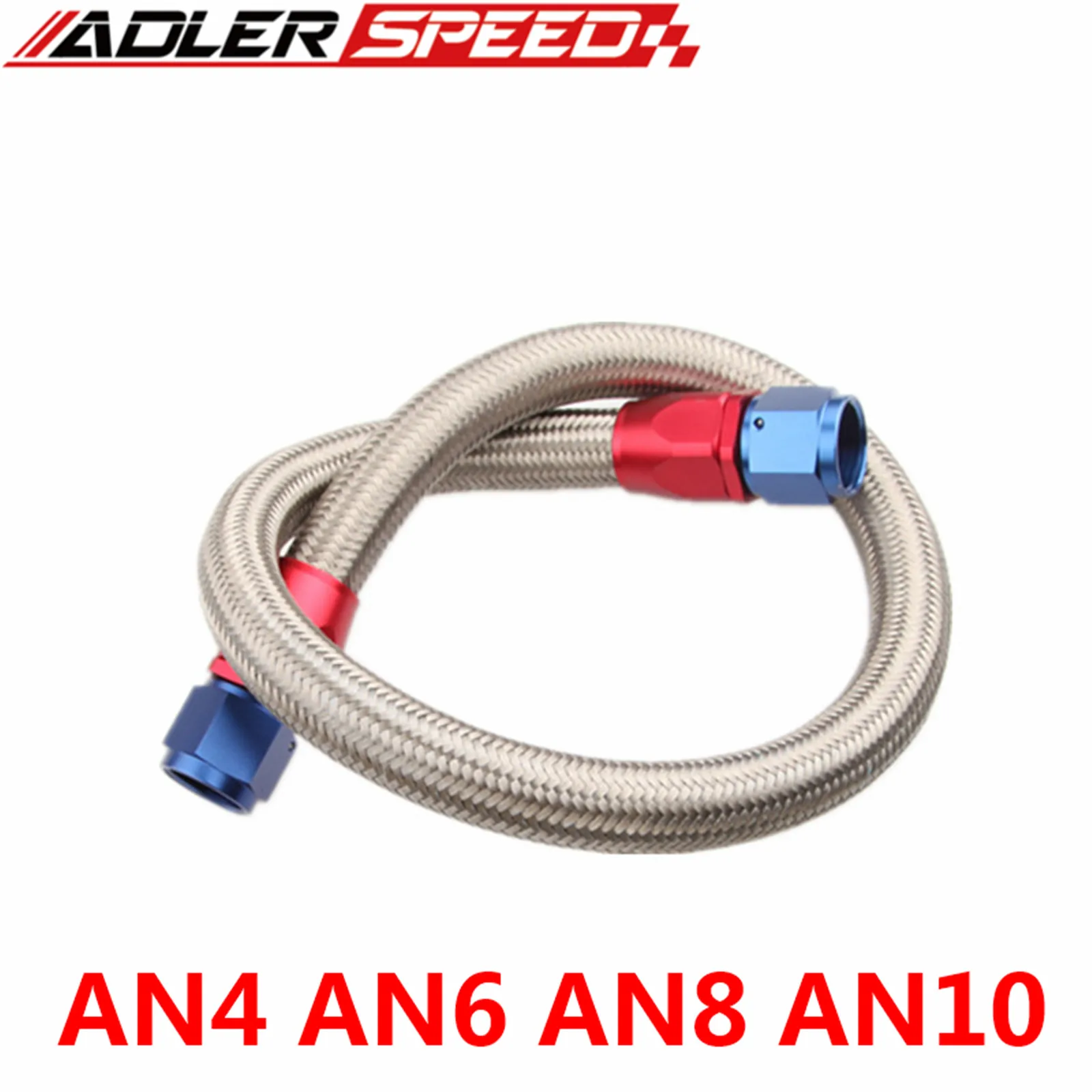 AN6 AN8 AN10 Fuel Hose Oil Gas Cooler Hose Line Pipe Tube Nylon ...