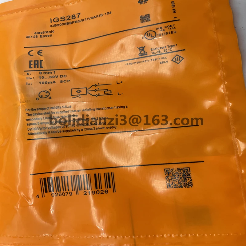 Original-proximity-switch-sensor-IGS287-IGS288-IGS289-IGS290-IGS291 ...