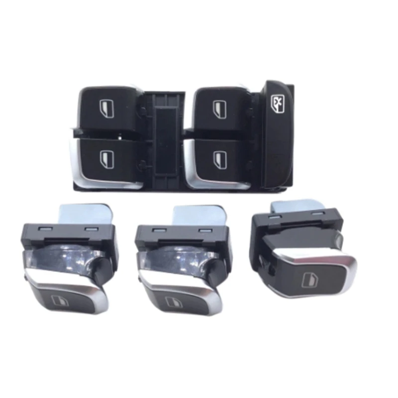 8KD959851A-Chrome-Window-Main-Control-Passenger-Side-Switch-Button-For ...