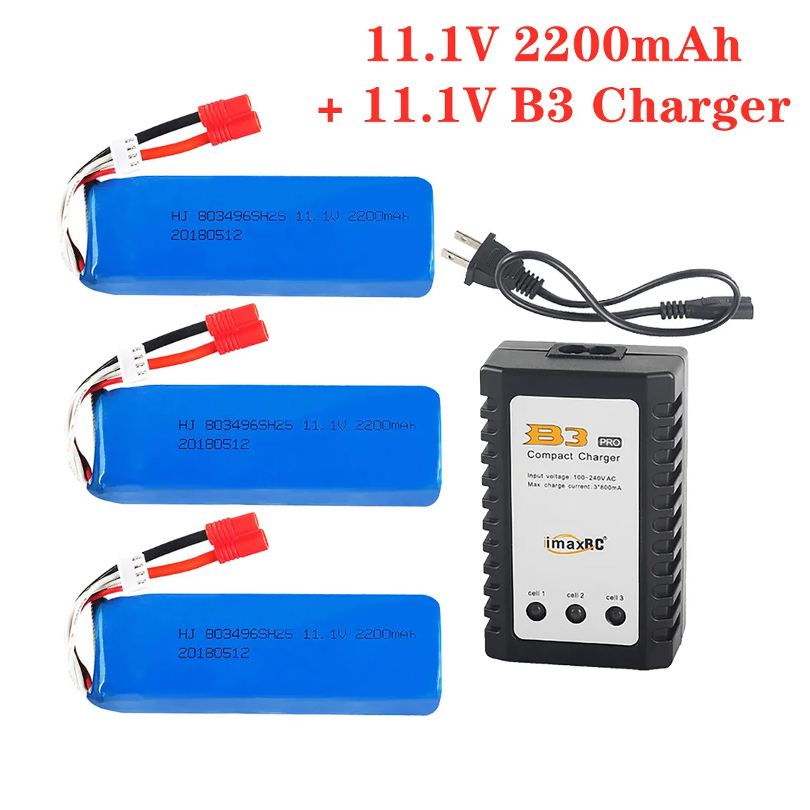 3s-battery-11-1v-2200-mah-Lipo-Battery-803496-7-4V-11-1V-Charger-For ...