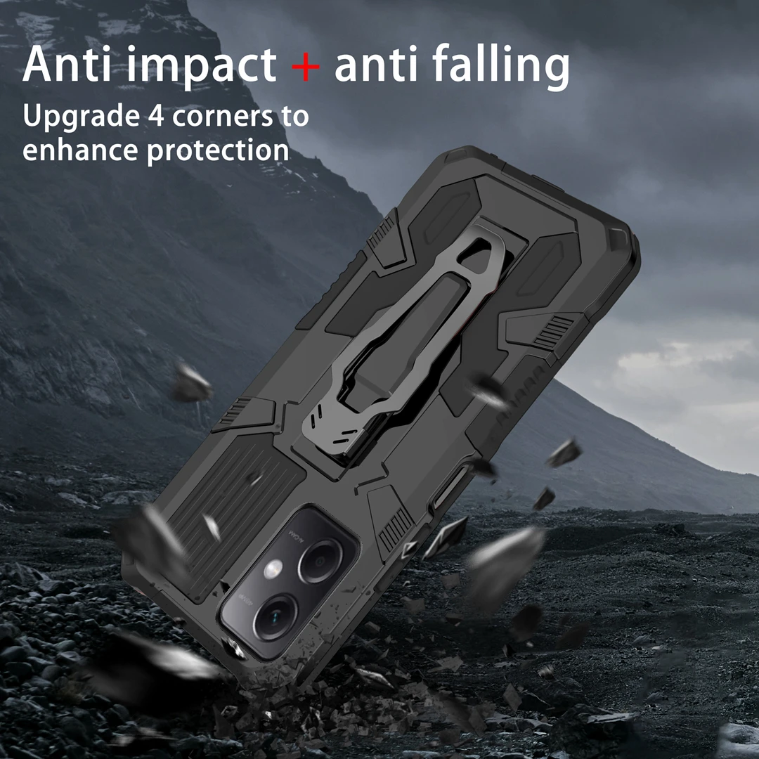 Metal-Belt-Clip-Armor-Shockproof-Case-For-Xiaomi-Redmi-Note-12-5G-12S ...
