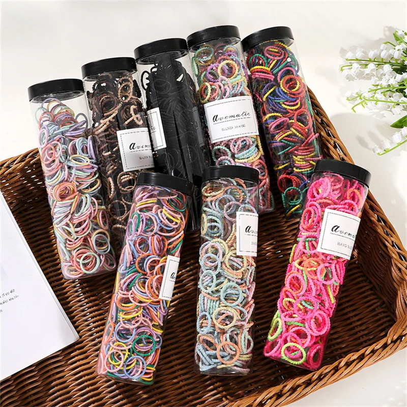 280-300Pcs-Small-Elastic-Hair-Bands-for-Girls-Children-Rubber-Band ...
