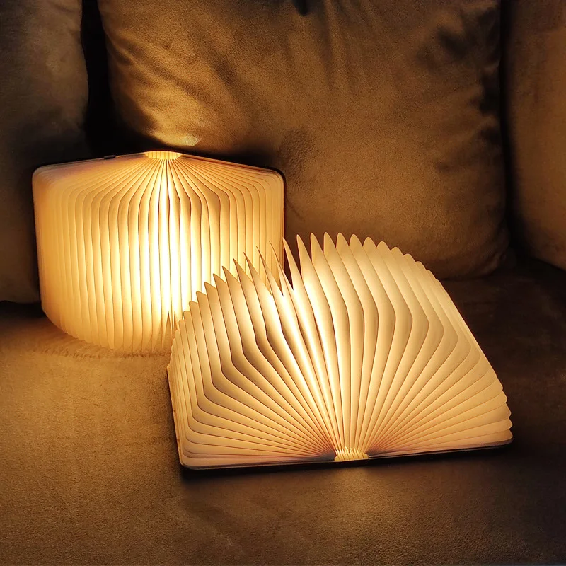 3D-LED-Foldable-Wood-Book-Lamps-Room-Usb-Creative-Reading-Night-Light ...