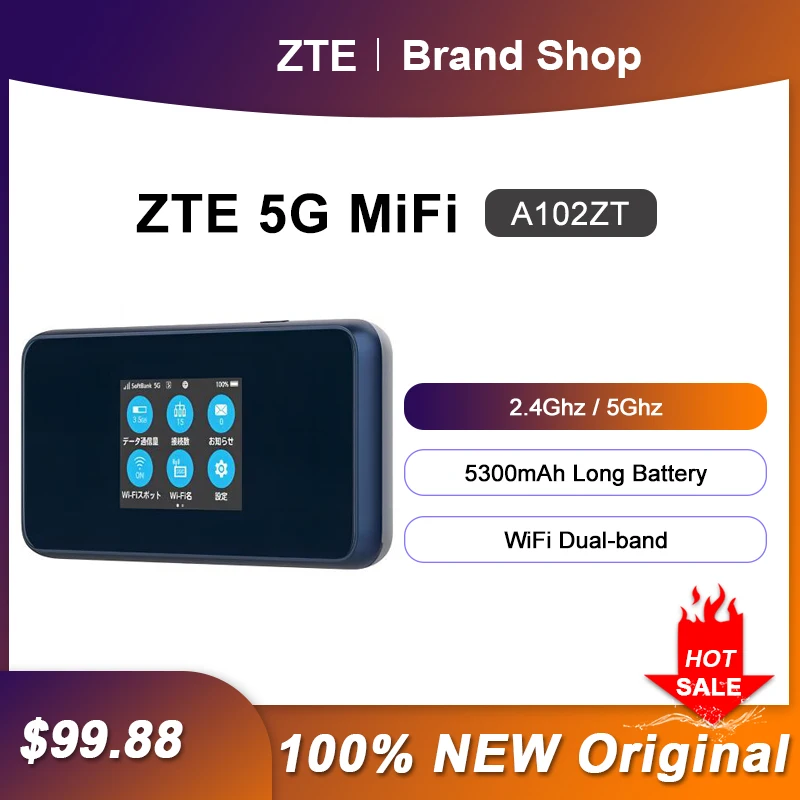 Unlocked-ZTE-A102ZT-Mobile-WiFi-Router-5G-Modem-Mini-Outdoor-Hotspot ...