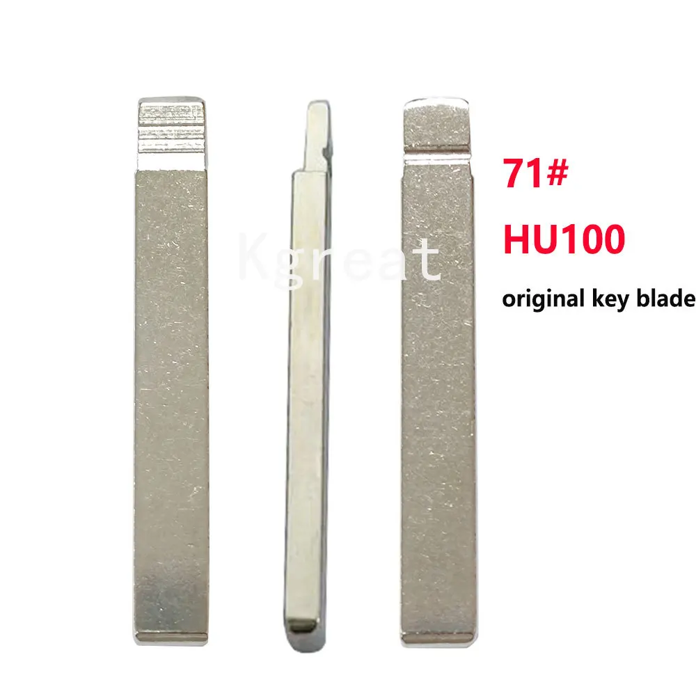 10pcs-Original-71-Car-Key-Blade-HU100-Remotes-Flip-Key-Blank-for-GMC ...