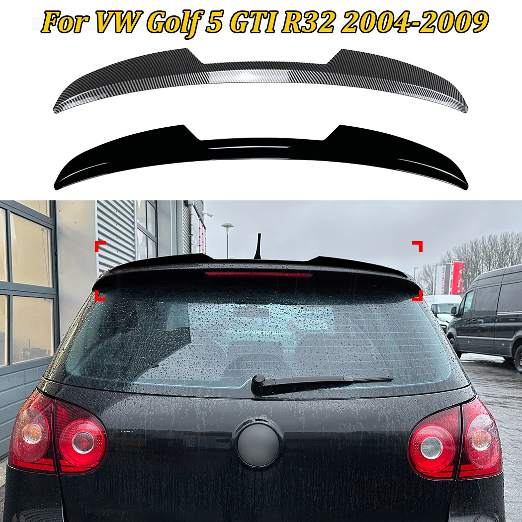 Car-Tail-Center-Wind-Spoilers-Wing-For-VW-Golf-5-GTI-R32-2004-2009 ...