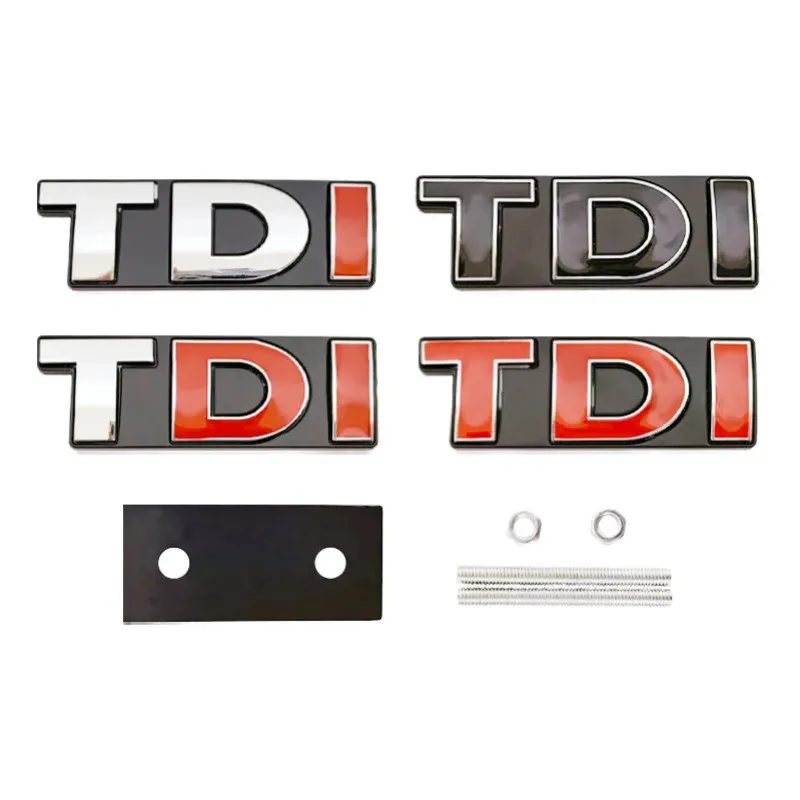 3D-Metal-TDI-Logo-Front-Hood-Grill-Emblem-Rear-Trunk-Badge-Sticker ...
