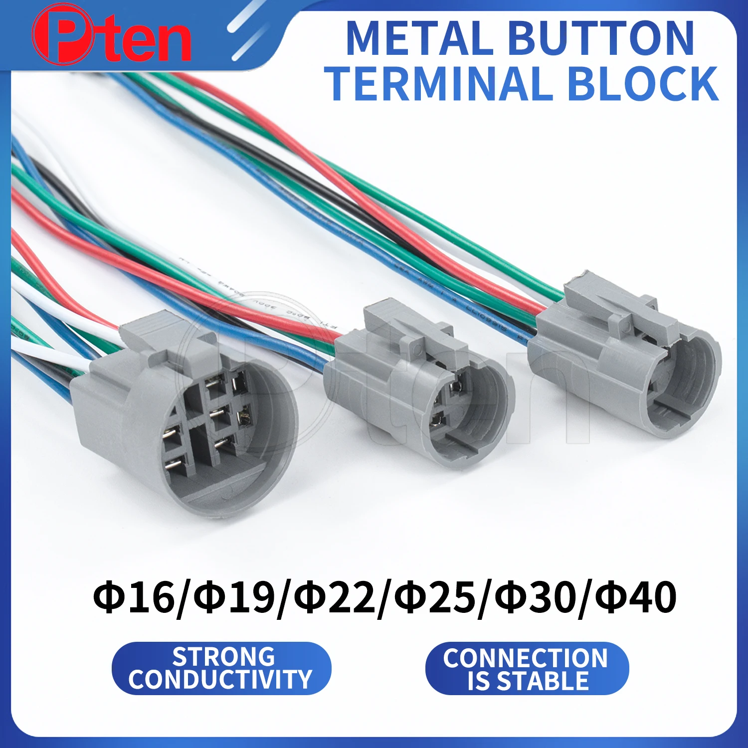 12mm 16mm 19mm 22mm 25mm cable socket for metal push button switch ...