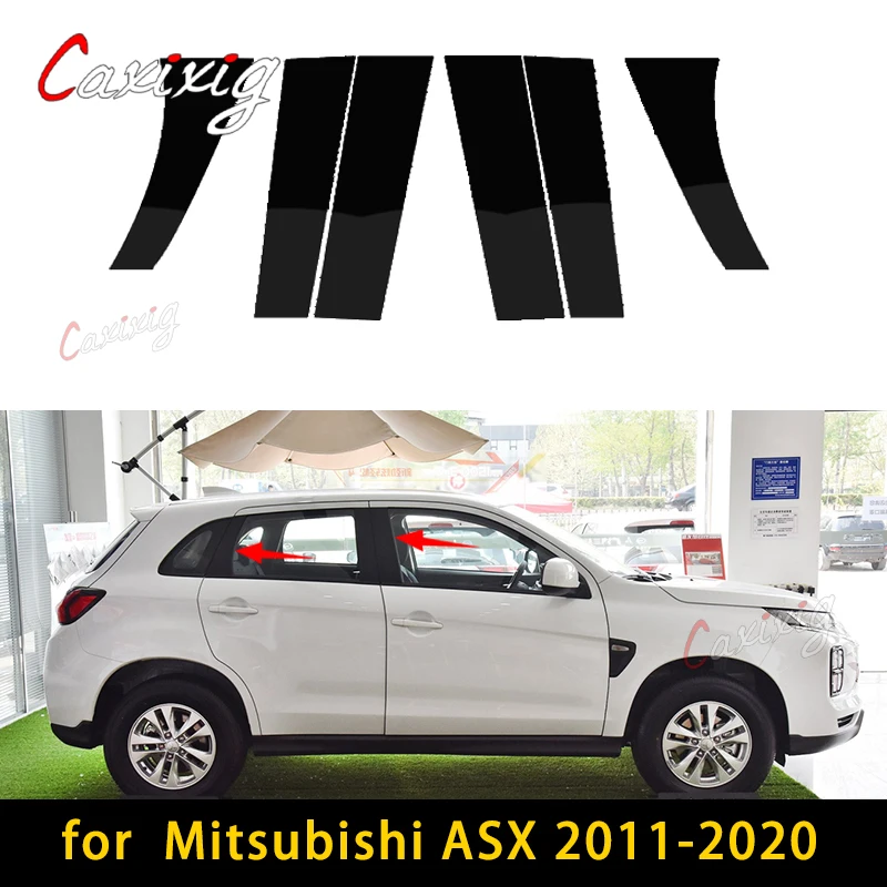 Black-Car-Door-Window-Column-Center-B-C-Pillars-For-Mitsubishi-ASX-2011 ...
