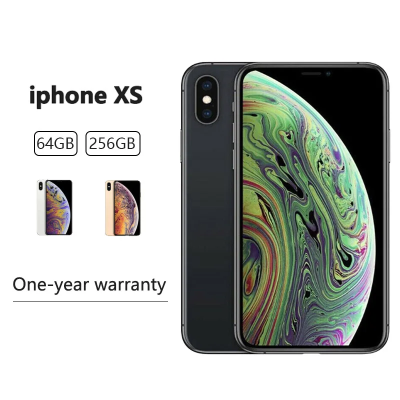 Original-Apple-iPhone-XS-4G-LTE-5-8-4gb-Ram-64GB-256gb-ROM-12mp-7mp ...