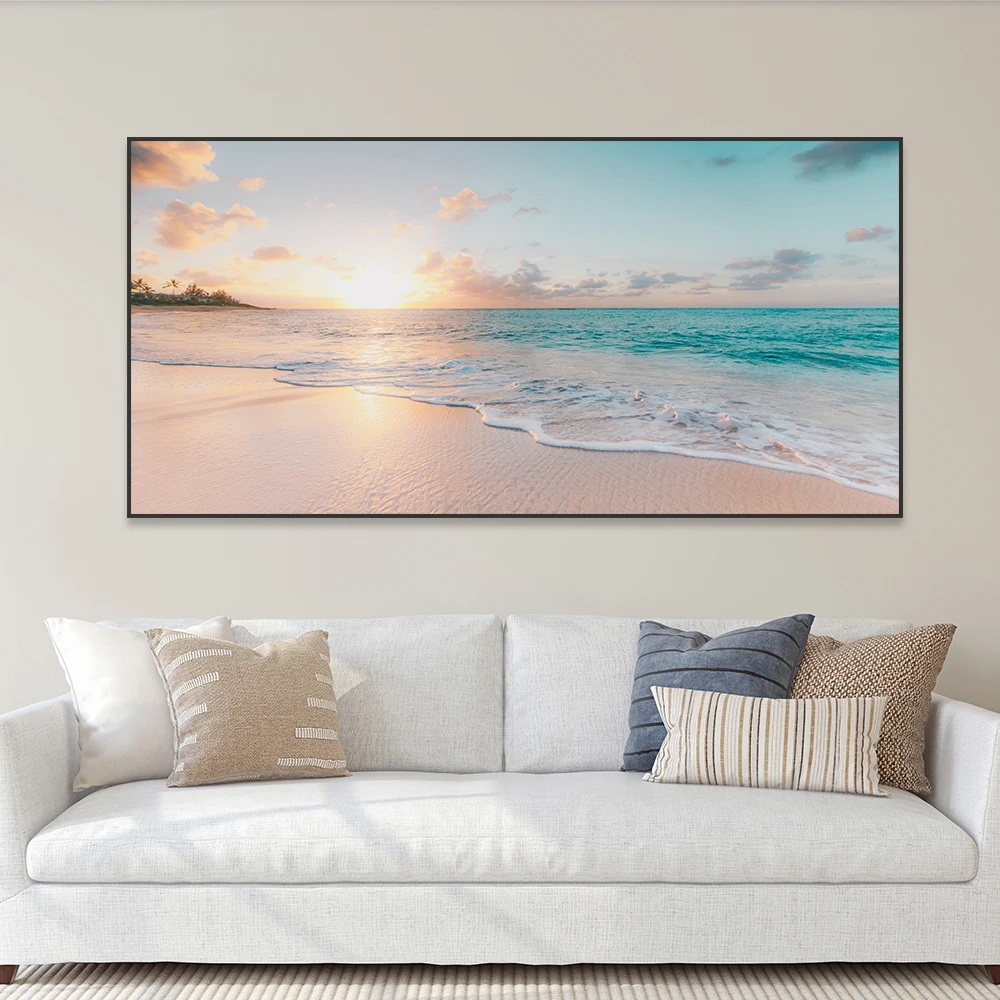 Large-Sea-Landscape-Poster-Colorful-Seascape-on-the-North-Shore-of-Oahu ...