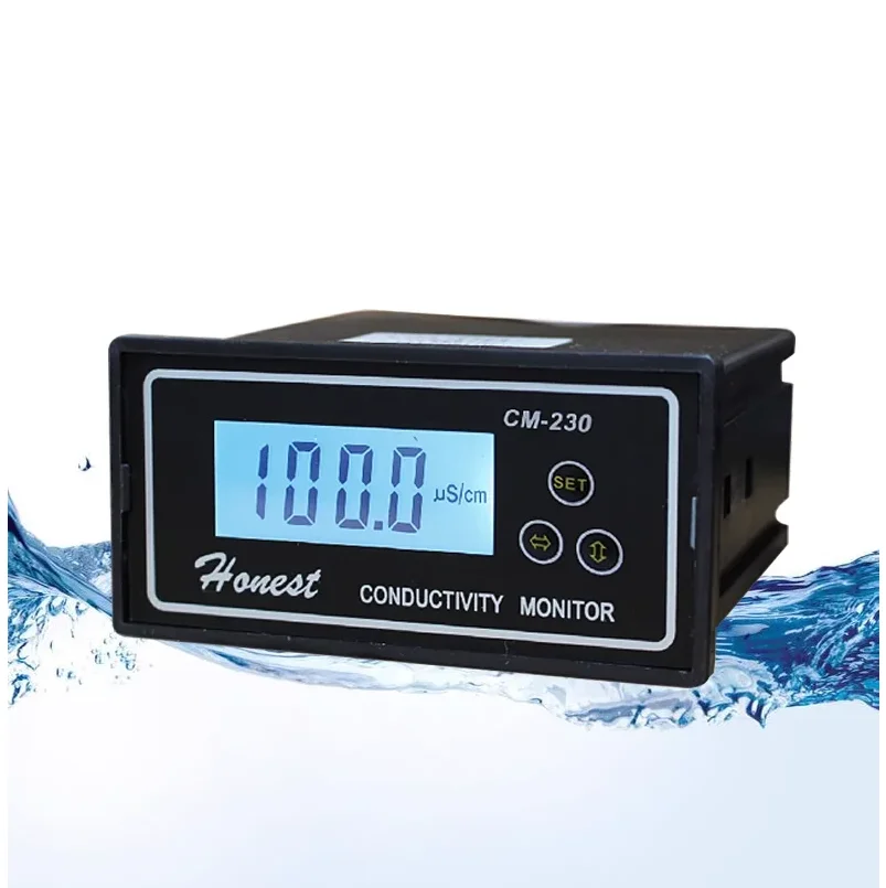 Industrial online conductivity meter CM-230 electrode tester water ...