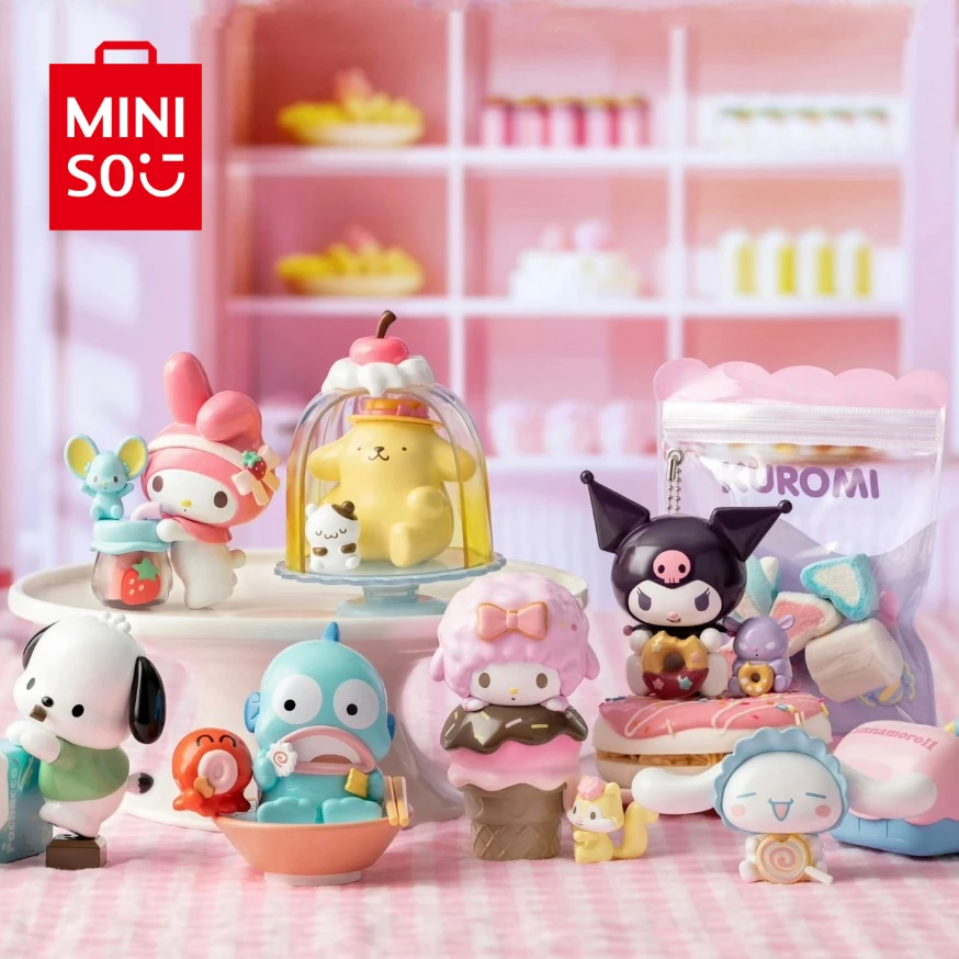 New-MINISO-Sanrio-Colorful-Food-My-Sweet-Piano-Blind-Box-Cartoon-Kuromi-Cute-Creative-Pochacco ...