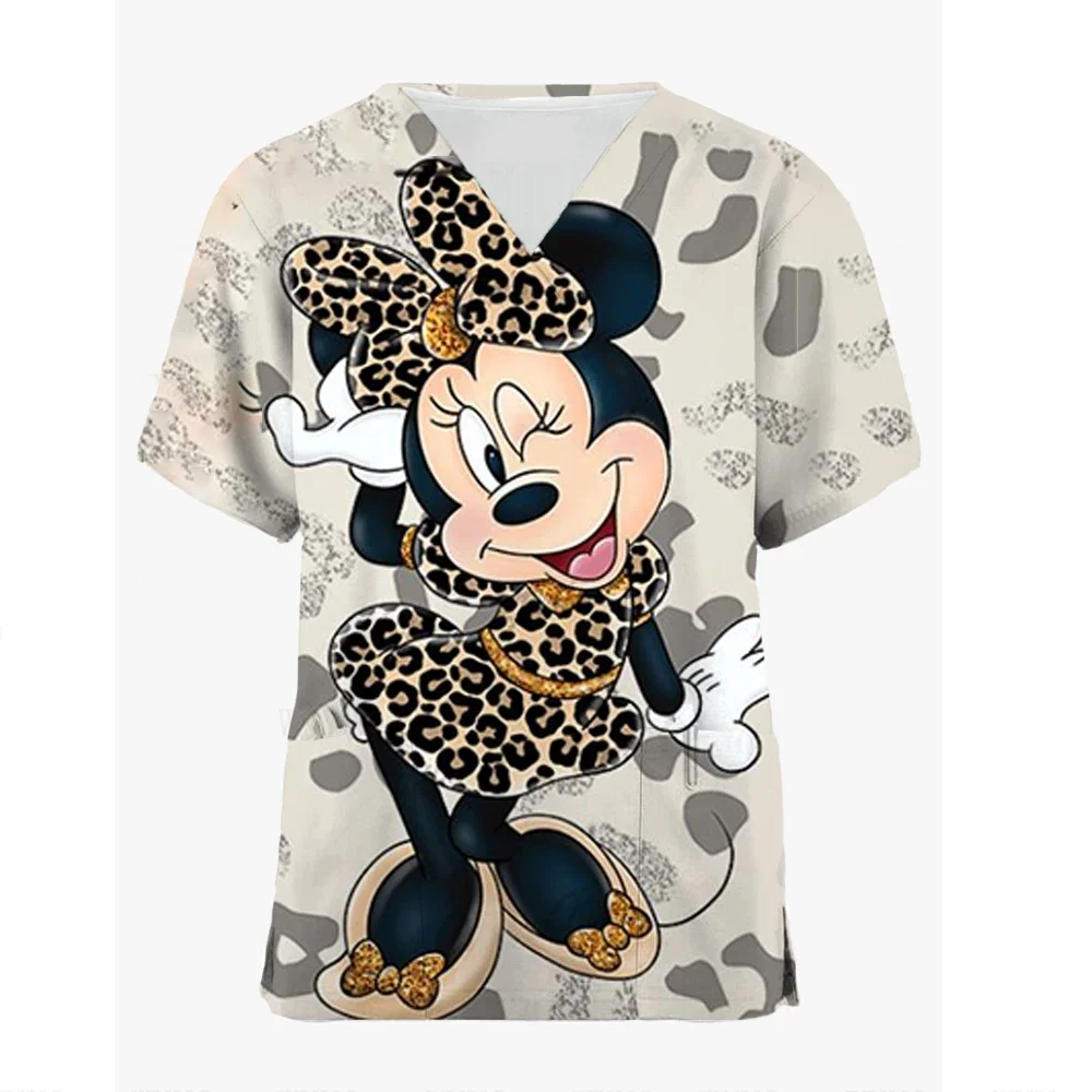 Disney-Working-Uniform-Minnie-Pocket-Pet-Grooming-Nurse-Uniform-Women ...
