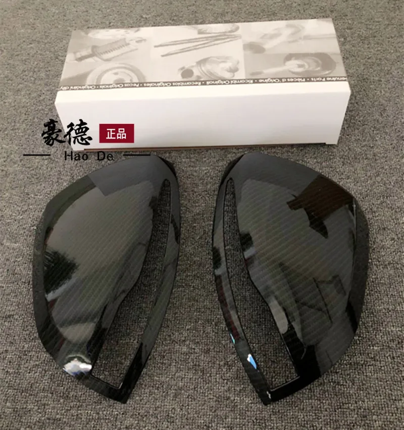 Carbon-Fiber-Color-Door-Mirror-Cover-Rear-View-Overlay-2015-2020-for ...