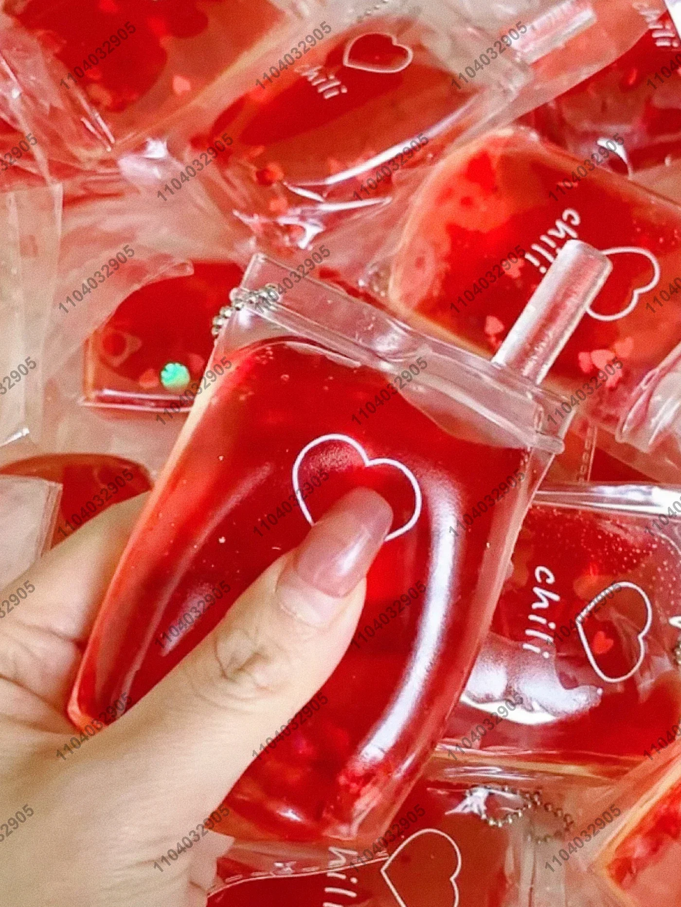 Red-Heart-Handmade-Stress-Ball-Squishy-Fruit-Cool-Drink-Bag-Ball ...