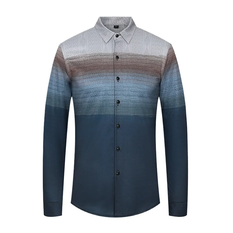 Camisas-de-vestir-de-lujo-para-hombres-camisas-de-manga-larga-con ...