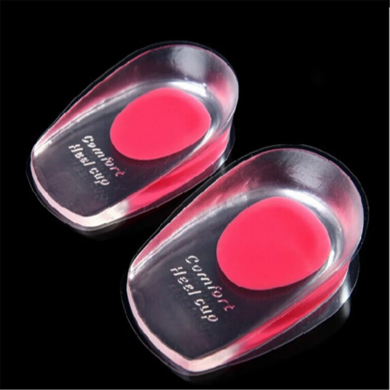 Unisex-Medical-Silicone-Soft-Heel-Bone-Spurs-Pad-shock-absorbing-Insole ...