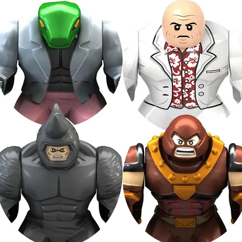 Big-Size-Kingpin-Juggernaut-Lizard-Man-Rhino-Venom-Model-Building-Block ...