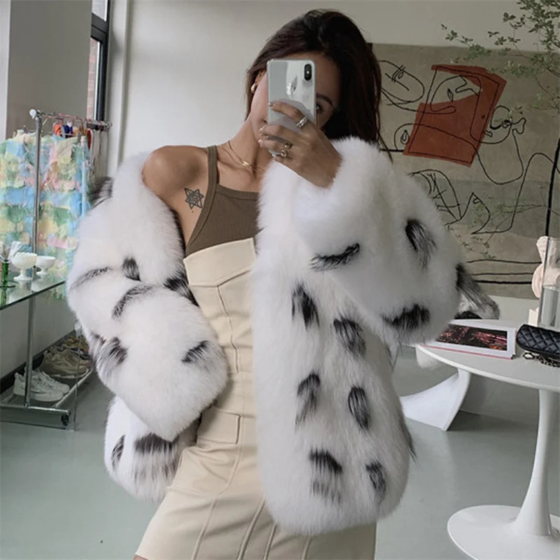 High-Quality-Women-s-Raccoon-Fur-Coat-Winter-Faux-Fur-Overcoat-Hooded ...