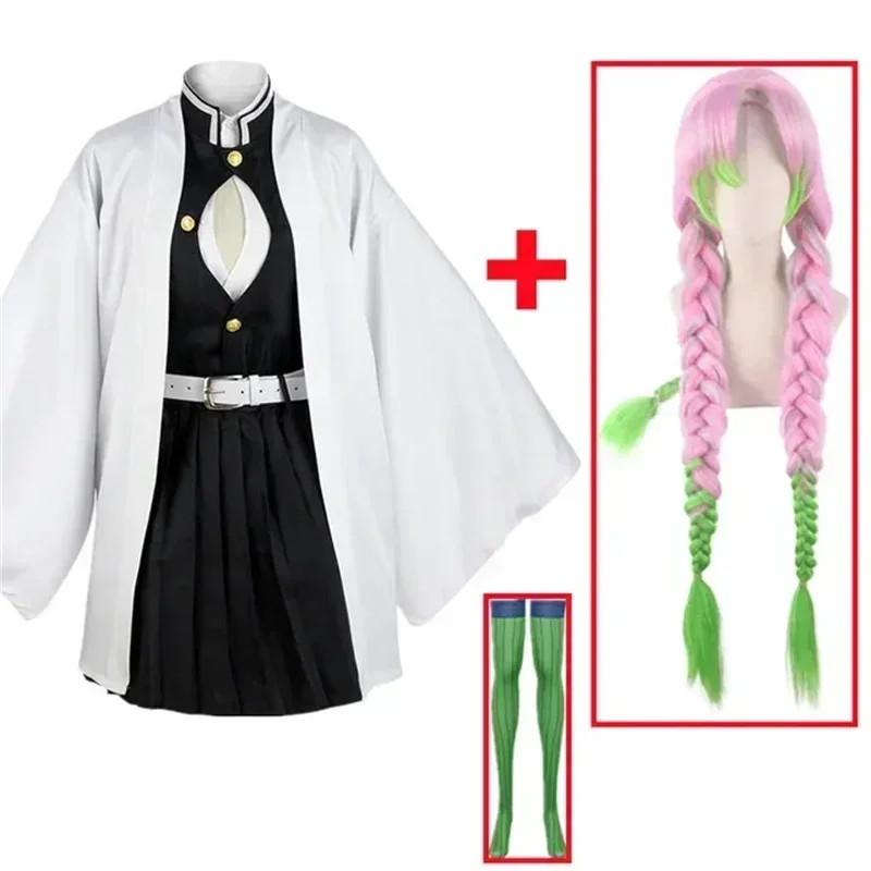 Anime Demon Slachters Kimetsu No Yaiba Cosplay Kostuum Mitsuri Kanroji ...