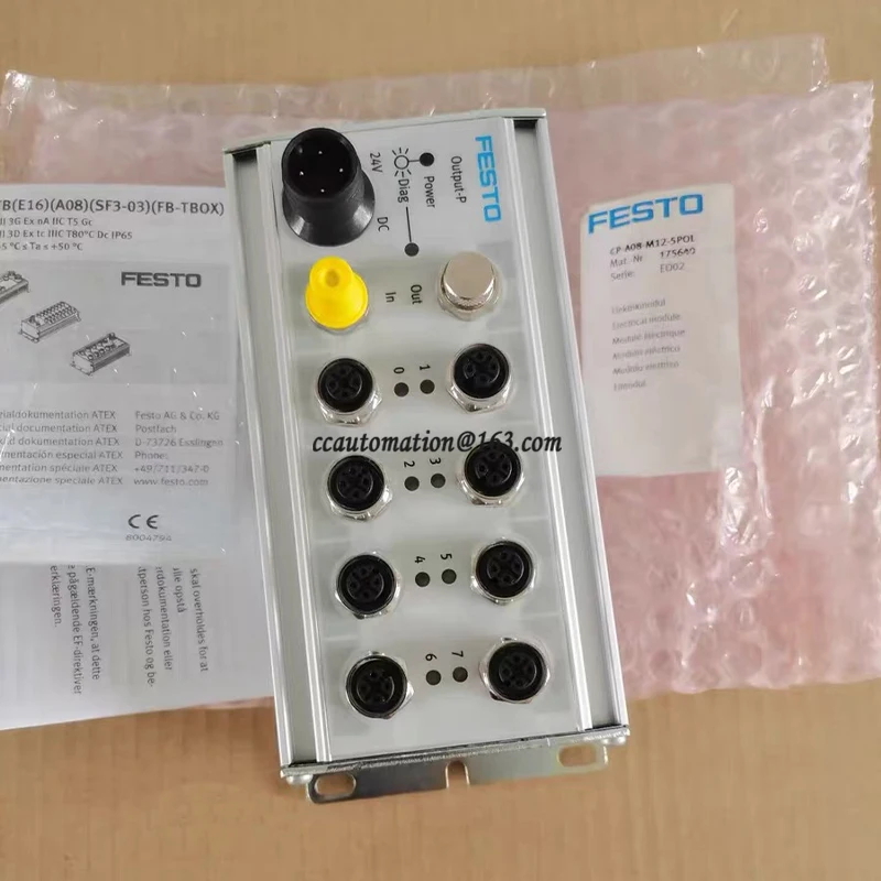 FESTO-Bus-Nodes-CP-A08-M12-5POL-175640-Electrical-Modules-CP-FB13-E ...