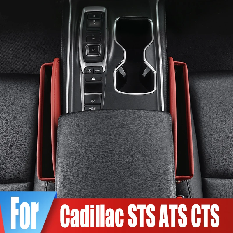 Car-Seat-Crevice-Storage-Pocket-Box-Cover-For-Cadillac-STS-ATS-CTS-Cup ...
