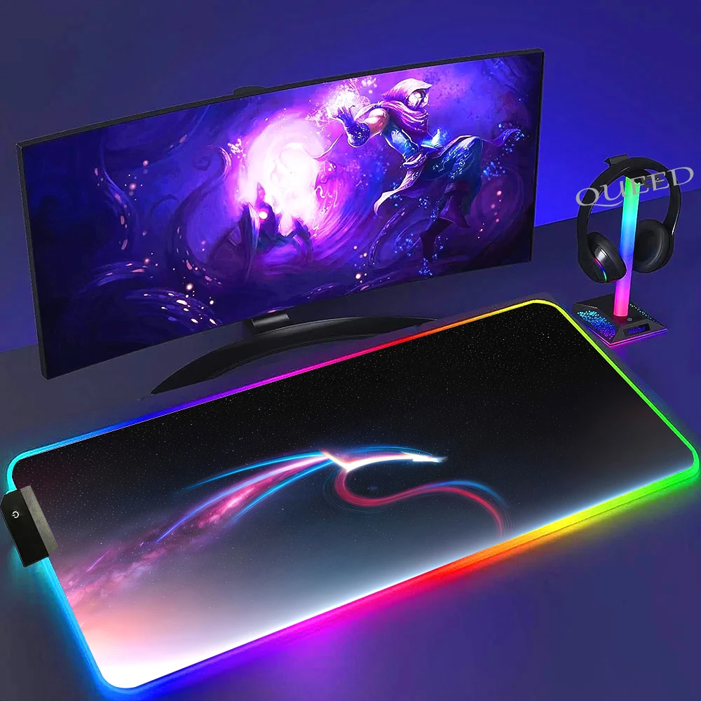 RGB-Luminous-900x400-Mousepad-Kali-Linux-Mouse-Pad-Thickened-Large ...