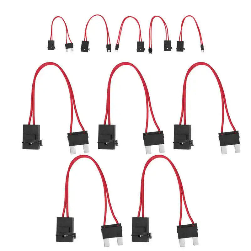 5Pcs Car Fuse Holder Connector Mini Heavy Duty Wire Extension for ...