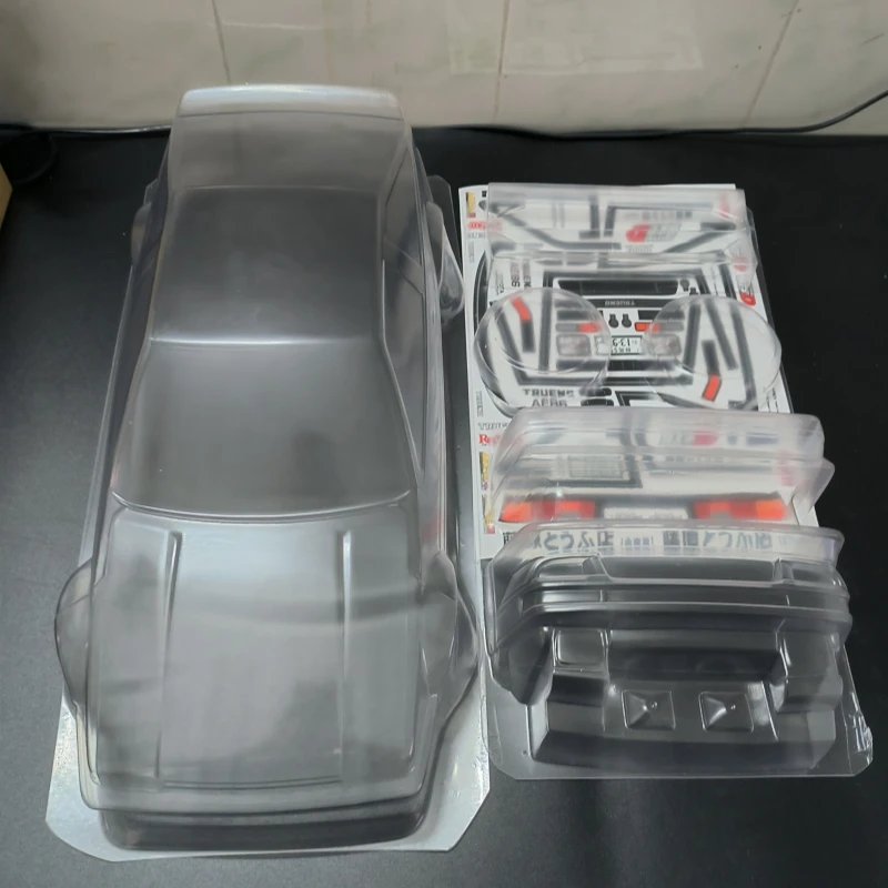 TC316 1/10 AE86 Trueno RC Body Shell, 190mm x 257mm Tamiya TT01 TT02 ...