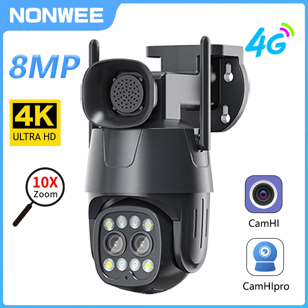 Wifi-4G-Sim-Card-Surveillance-Camera-PTZ-Outdoor-8MP-Security-CCTV-Cam ...